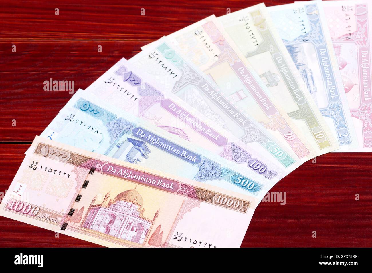 Afghan money - afghani a business background Stock Photo - Alamy