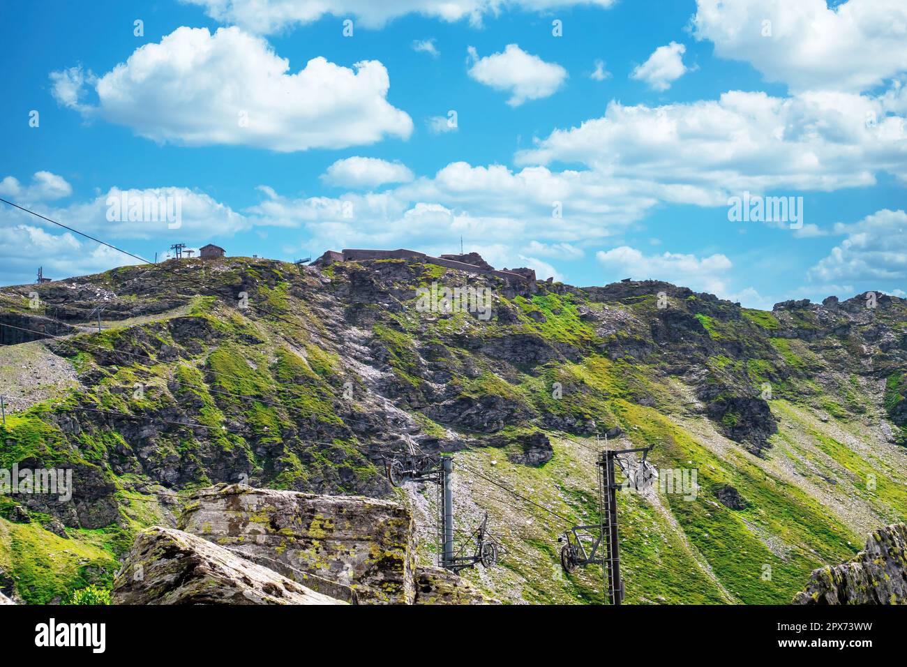 a view of fort de la Redoute-Ruinée, Alps, France Stock Photo - Alamy