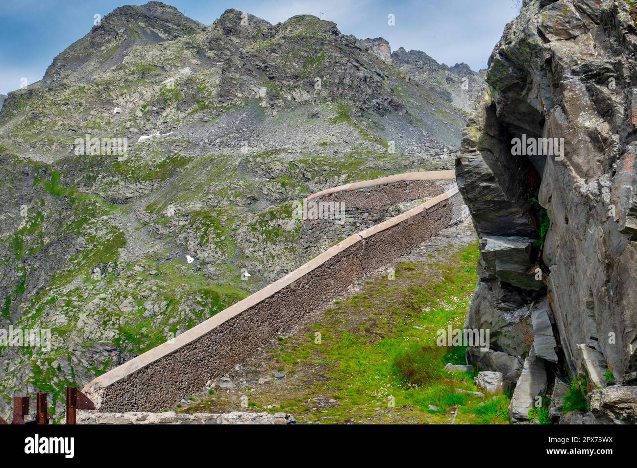 a view of fort de la Redoute-Ruinée, Alps, France Stock Photo - Alamy