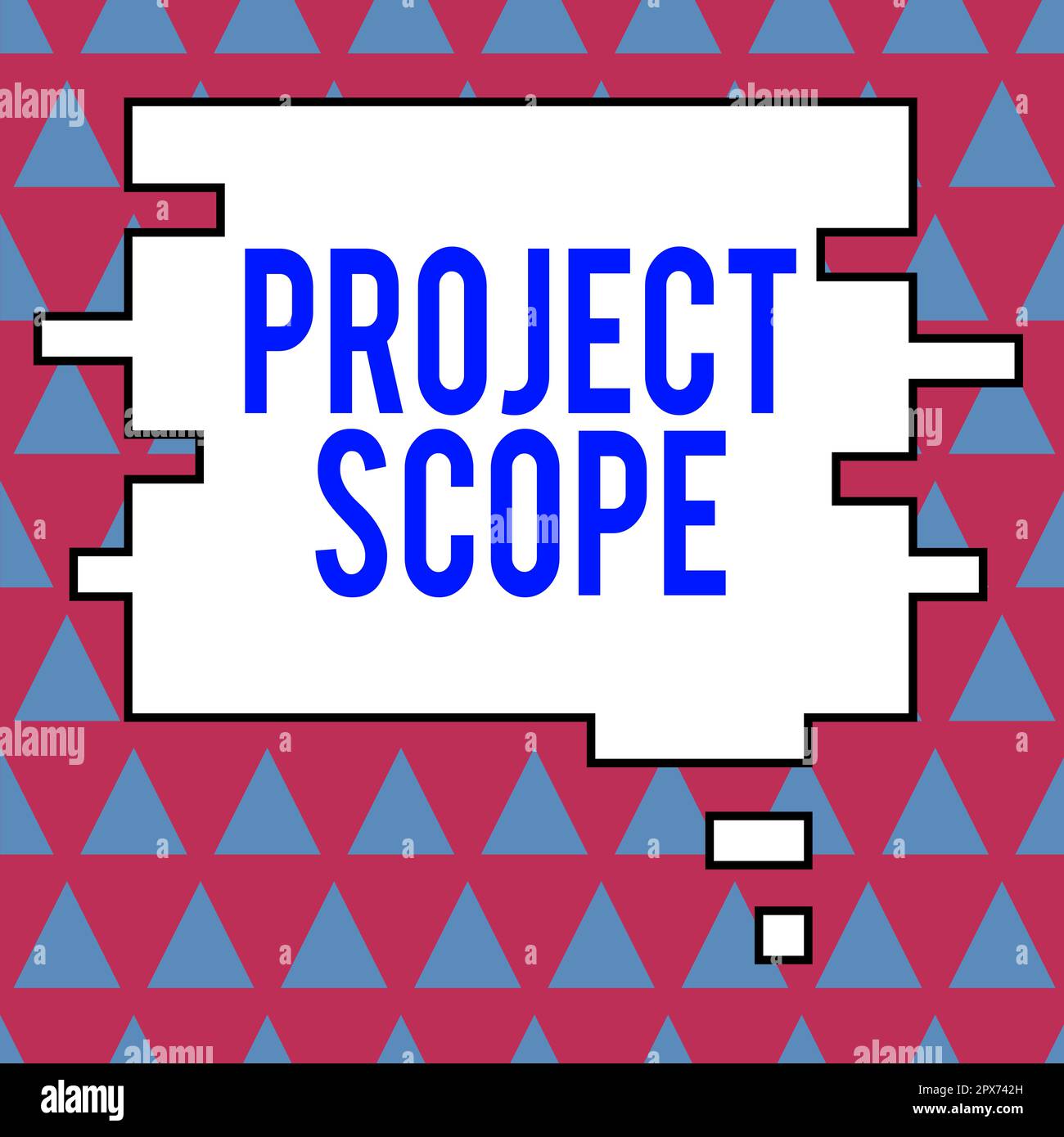 Text Sign Showing Project Scope Word Written On Evaluation Of Work