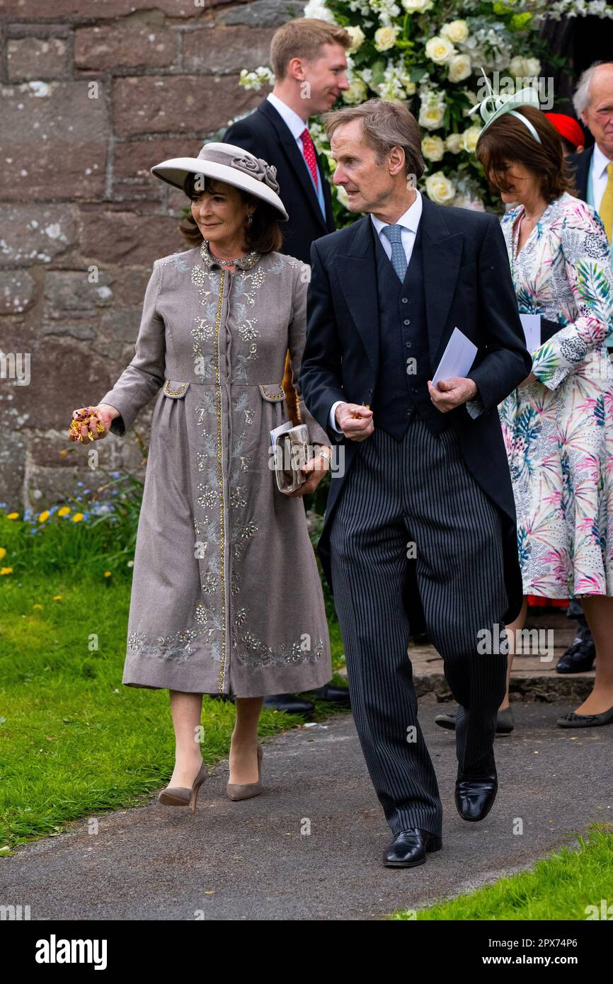 The Duke and Duchess of Northumberland, Ralph and Jane Percy attend the ...