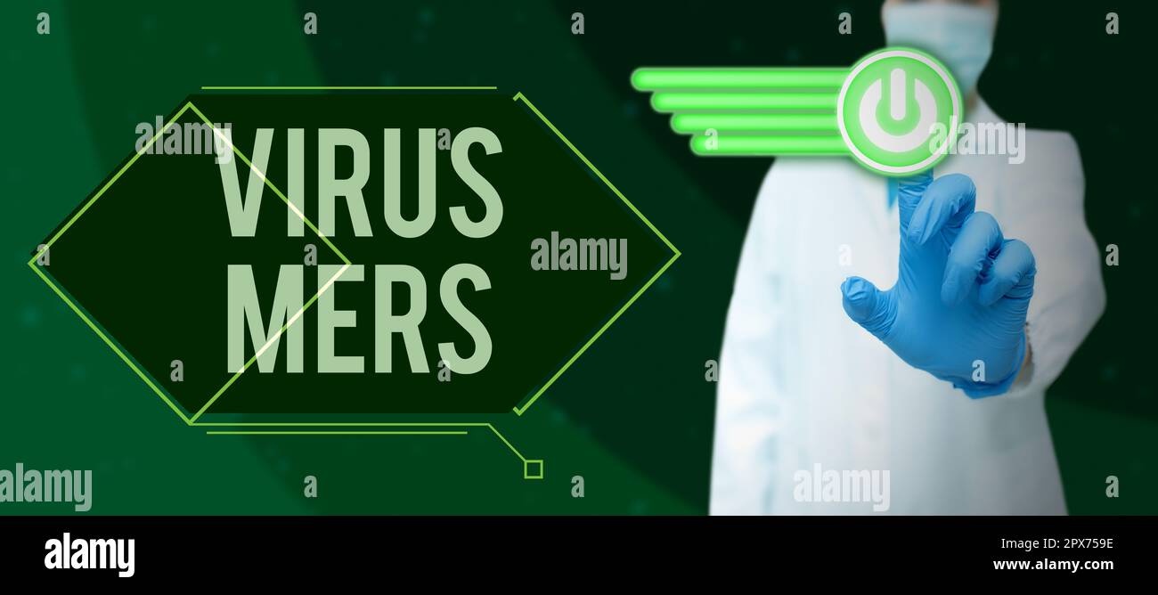 Writing displaying text Virus Mers, Concept meaning viral respiratory ...