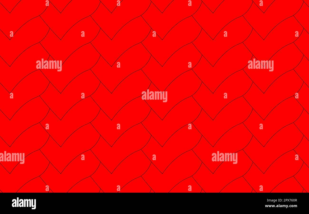 Scales in the form of red, beautiful, overlapping hearts, background ...