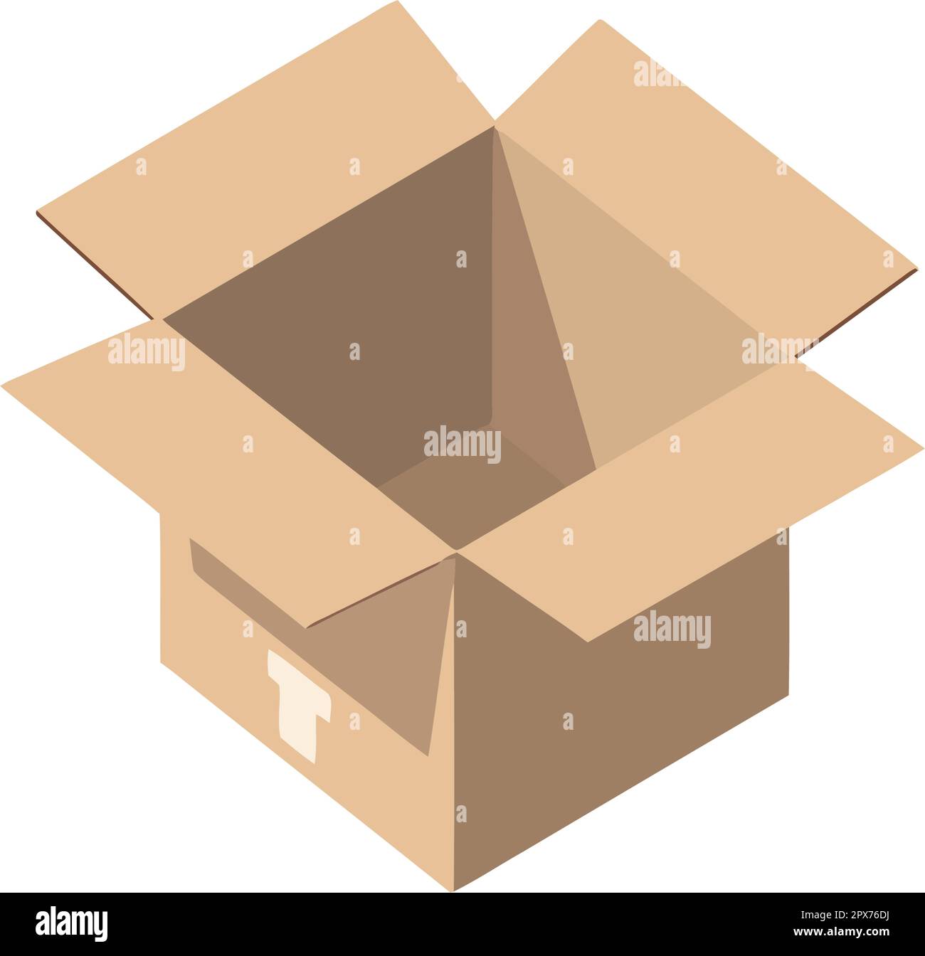 open carton box Stock Vector Image & Art - Alamy