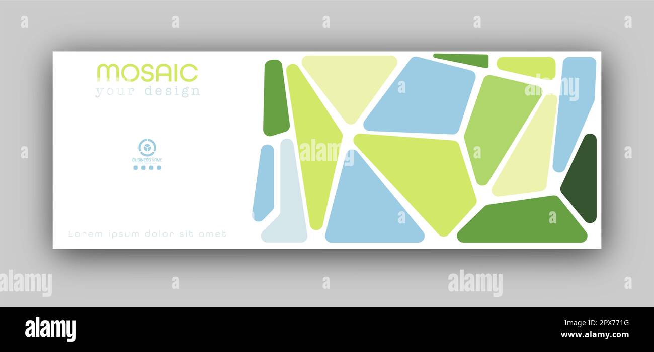 Abstract composition of geometric shapes. Layout and ideas for title ...