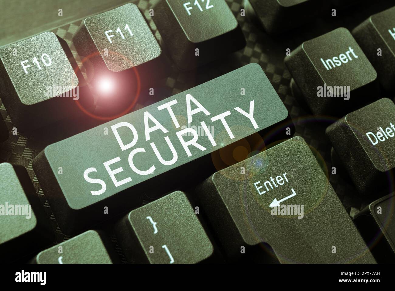 Text sign showing Data Security, Business showcase Confidentiality Disk Encryption Backups ...