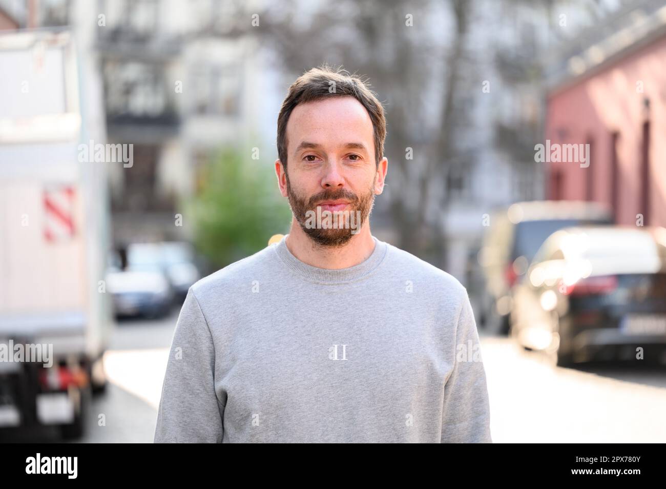 Hamburg, Germany. 17th Apr, 2023. Philipp Westermeyer, OMR CEO, stands ...