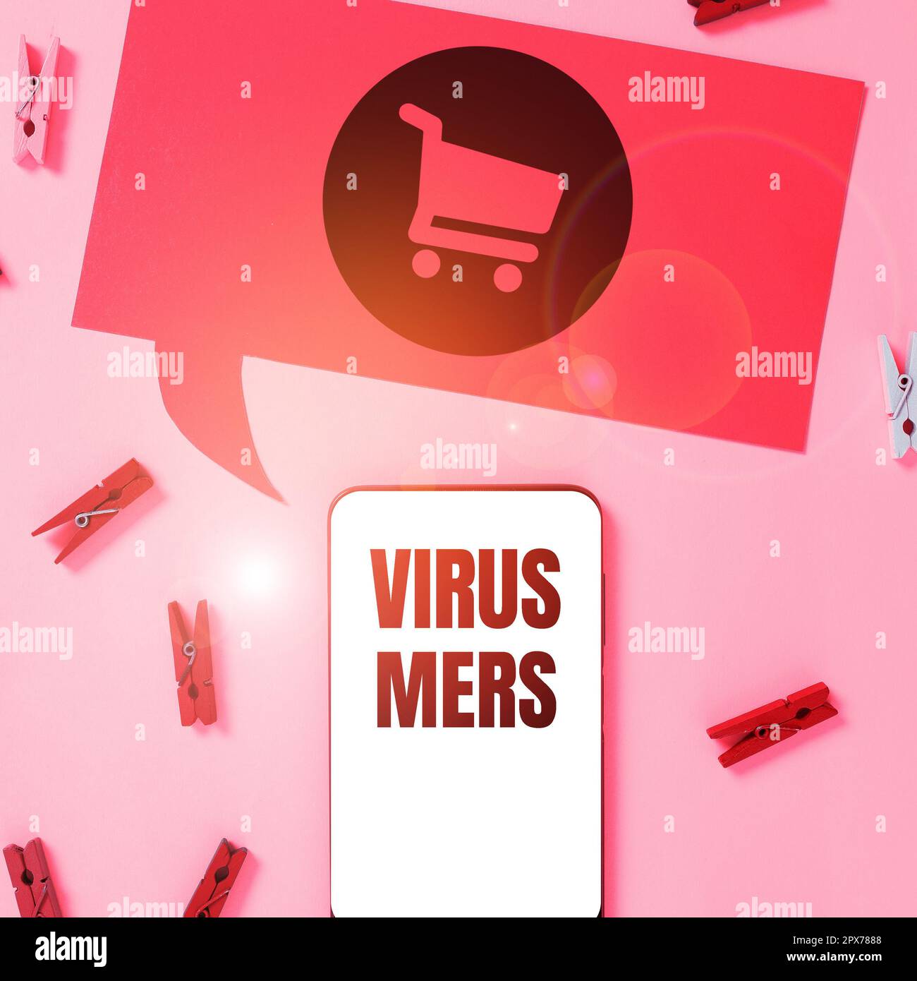 Conceptual display Virus Mers, Internet Concept viral respiratory ...