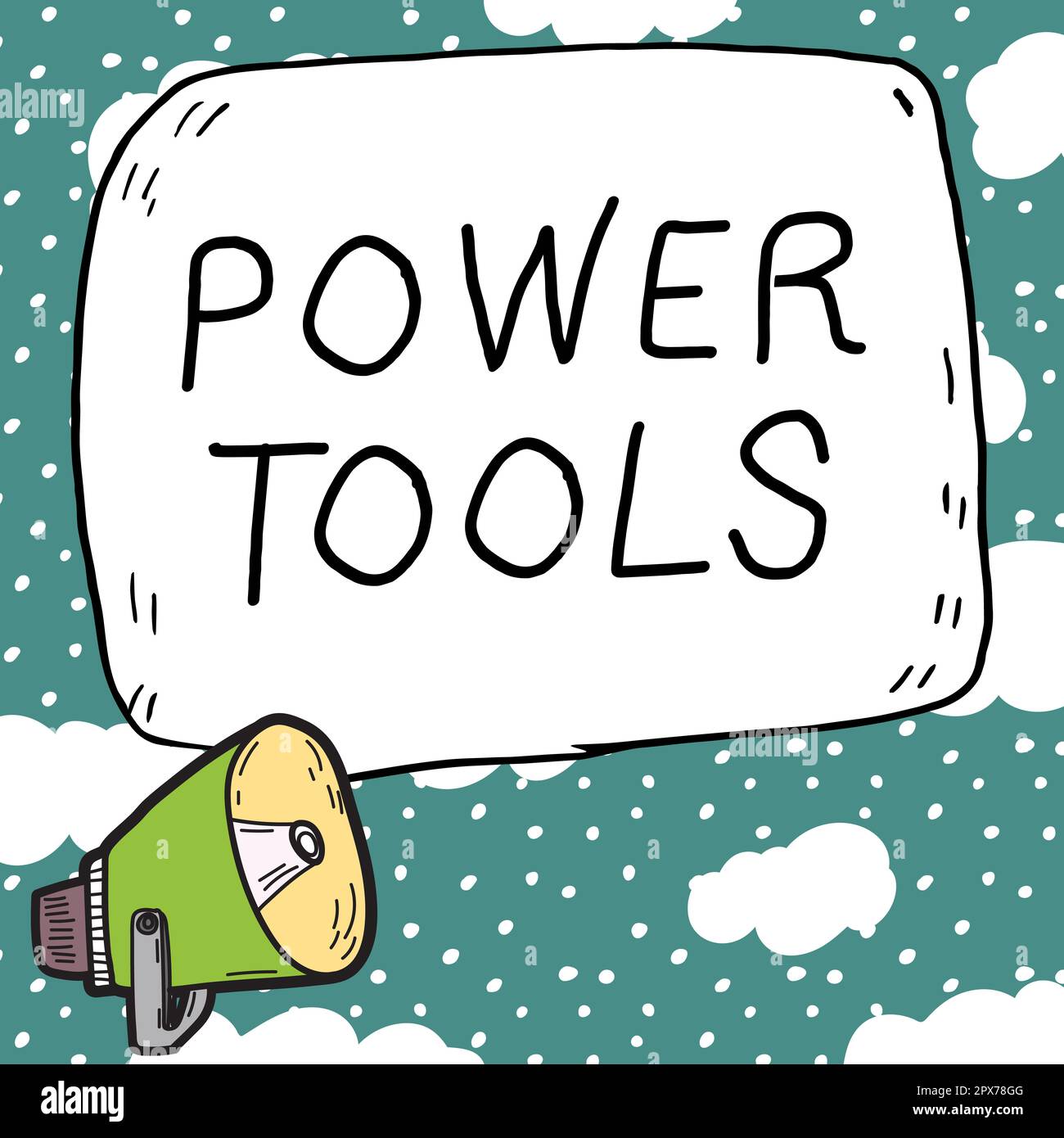 Text caption presenting Power Tools, Business idea tool that is ...