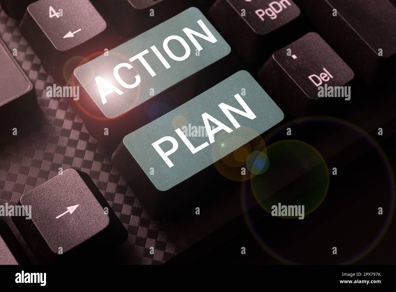 Hand writing sign Action Plan, Business idea list of things or schedule ...