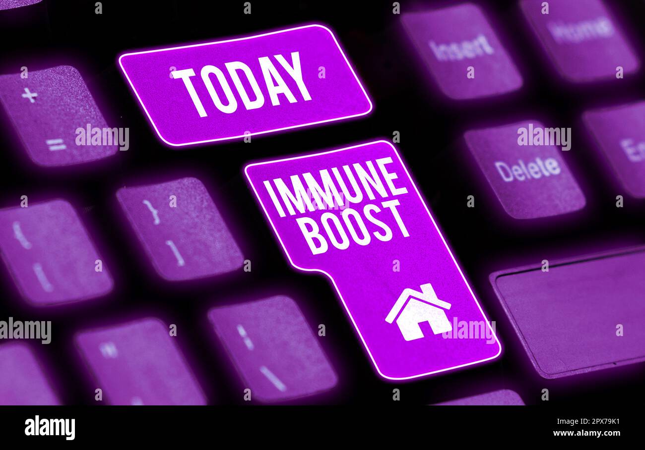 Writing displaying text Immune Boost, Word for being able to resist a ... Writing displaying text Immune Boost, Word for being able to resist a ...
