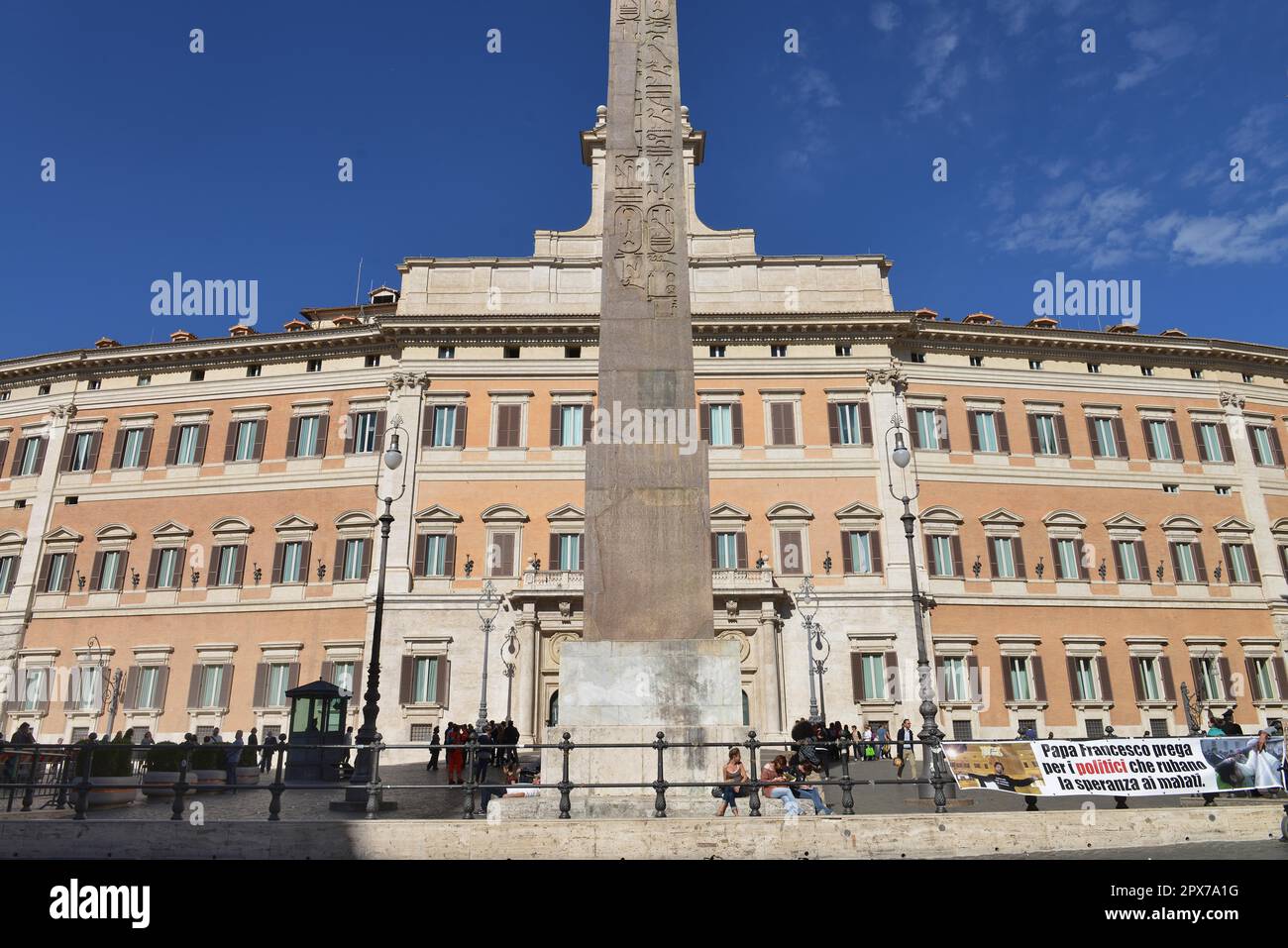 Palazzo Montecitorio, Parliament, Piazza Montecitorio, Rome, Italy ...