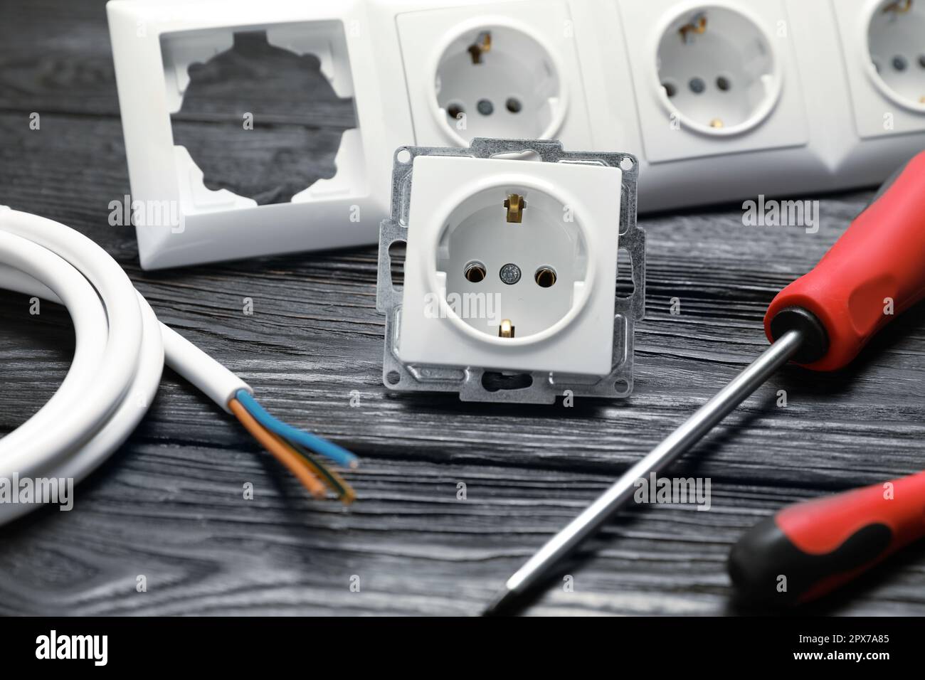 Power sockets electricians tools hi-res stock photography and images ...