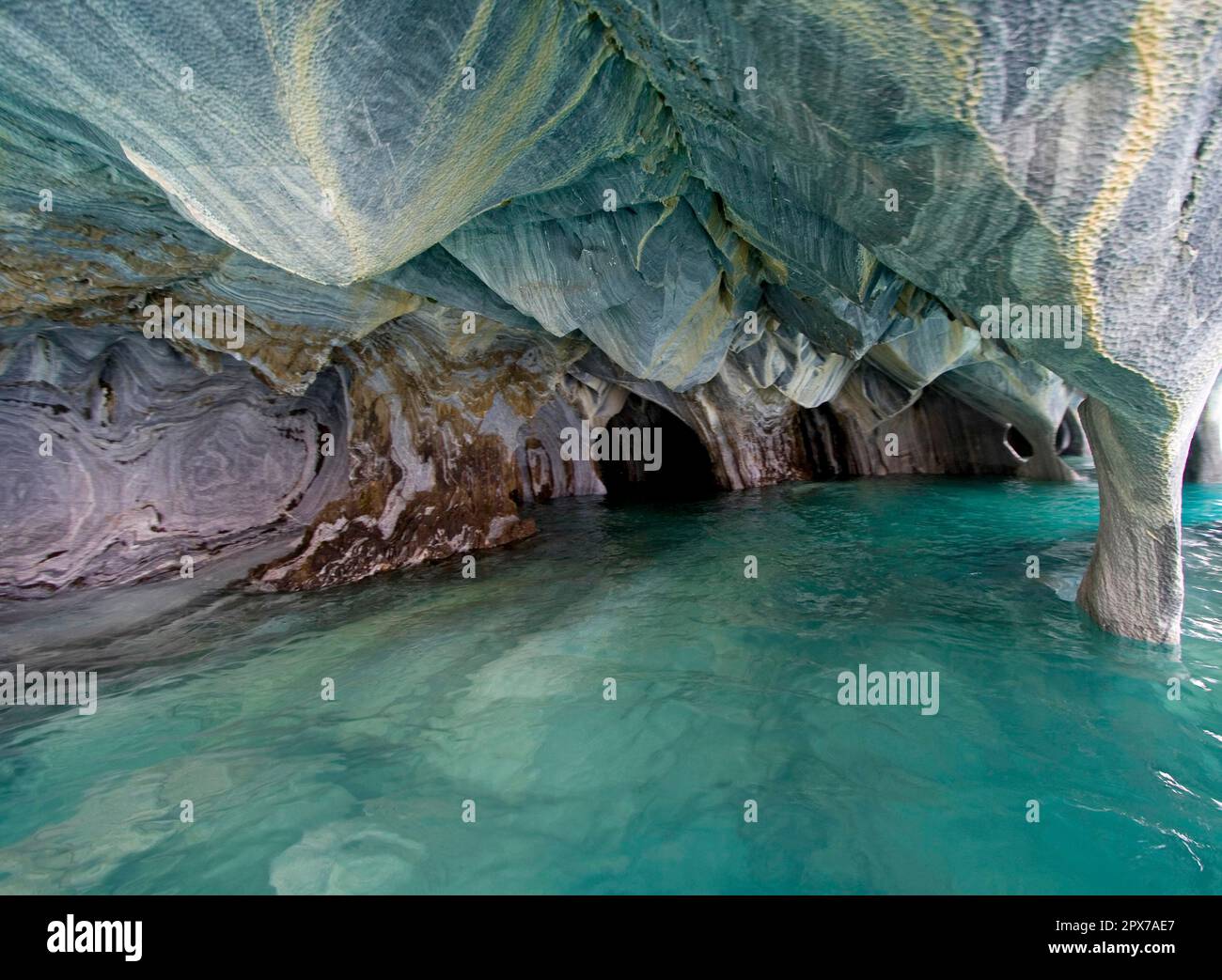 Marble Cave, Lake General Carrera, Chile Stock Photo - Alamy