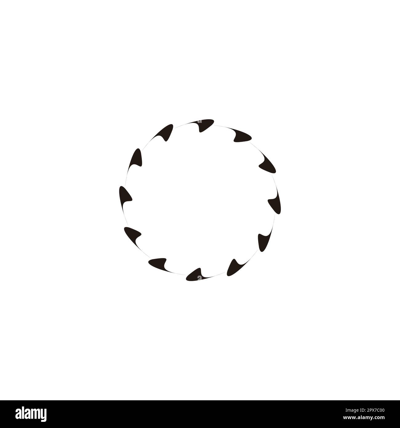 Water splash, rounded geometric symbol simple logo vector Stock Vector ...