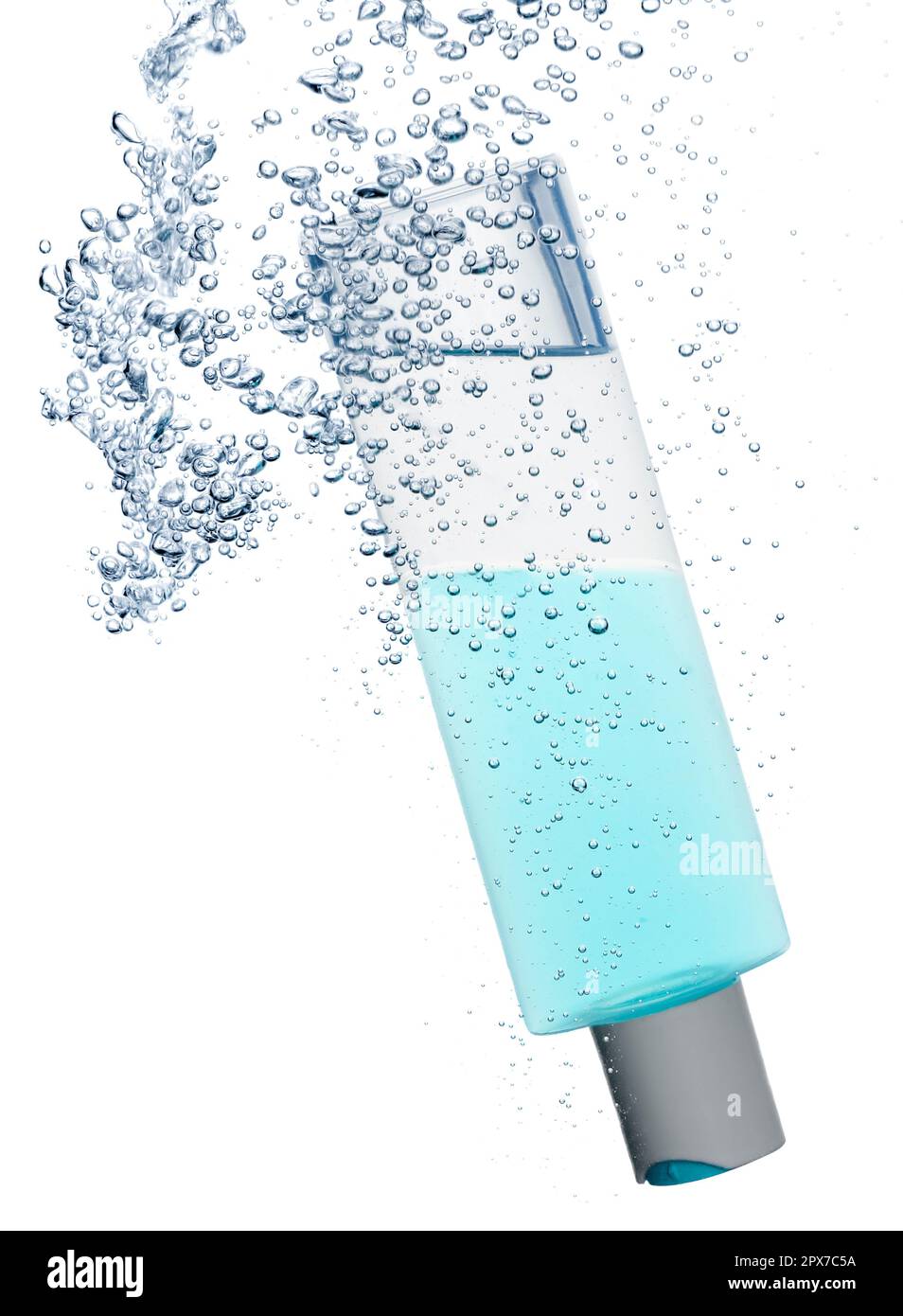 Water bubbles cosmetic liquid Cut Out Stock Images & Pictures - Alamy