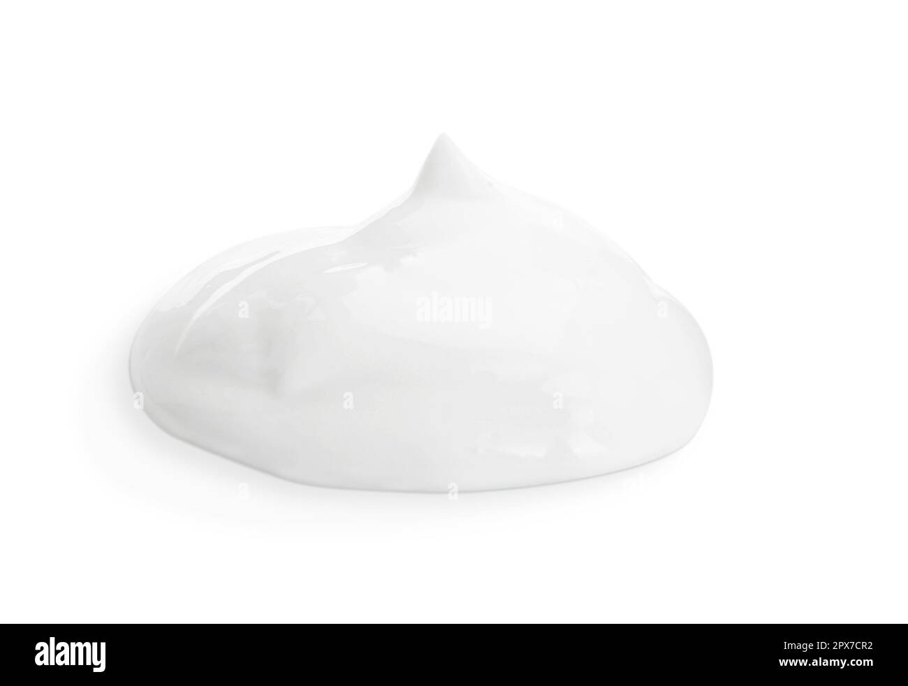 Sample of body cream on white background Stock Photo - Alamy