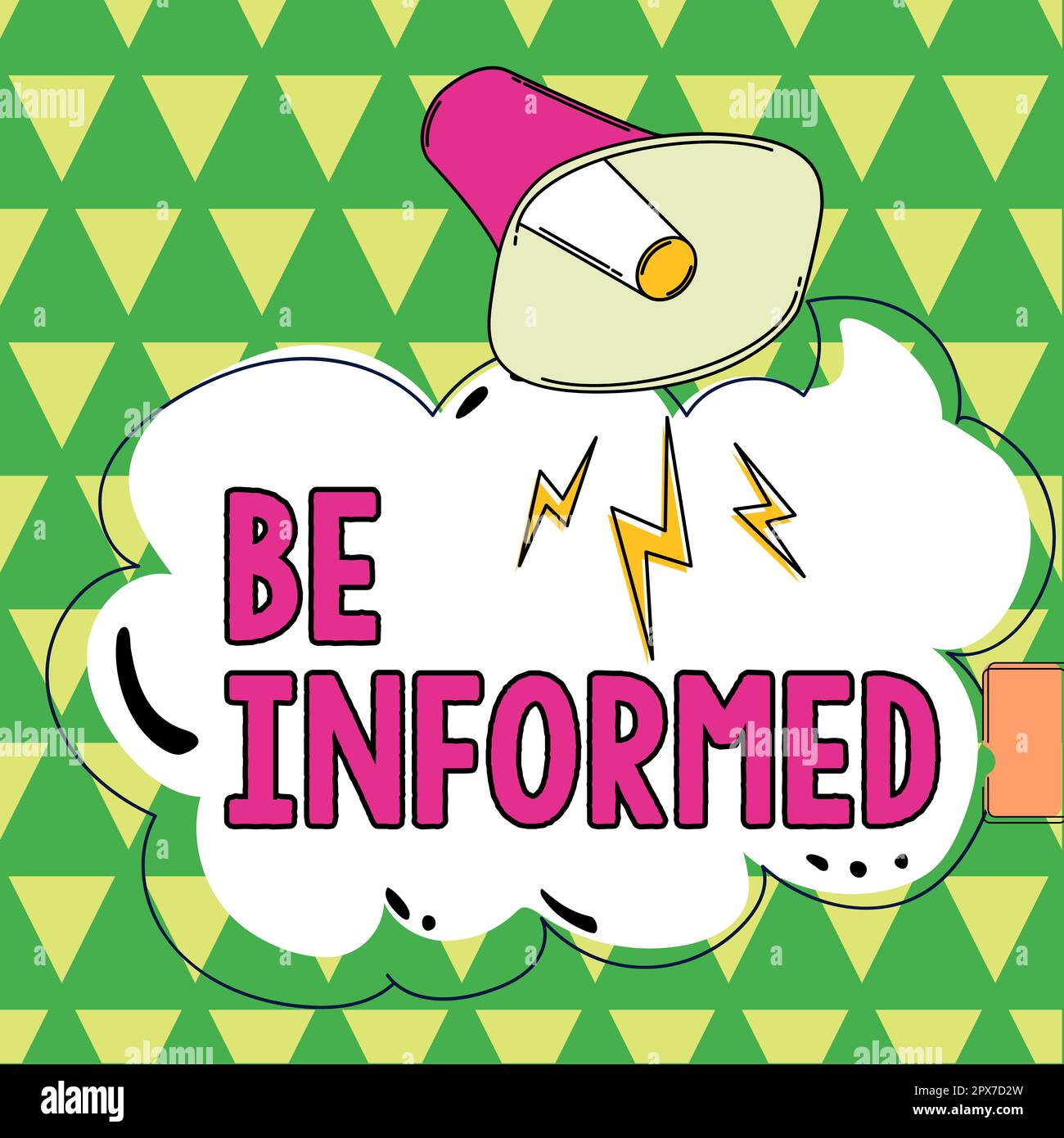 Conceptual caption Be Informed, Business approach having or showing ...