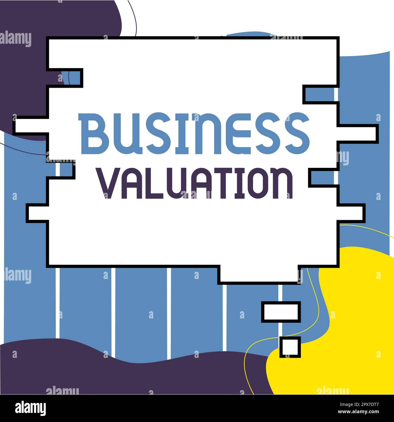 Writing displaying text Business Valuation, Word for determining the ...