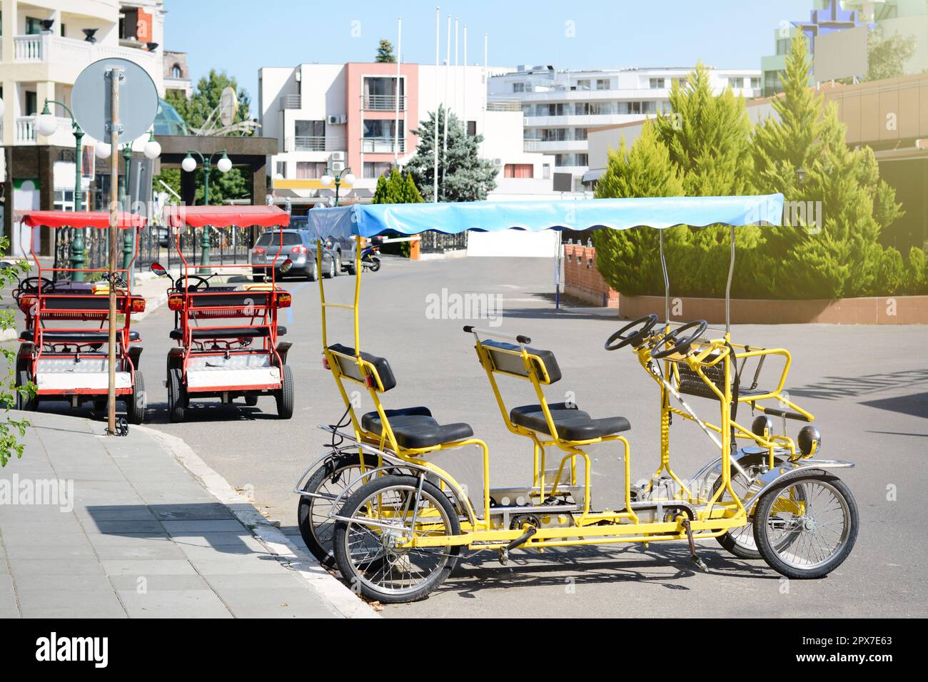 Four wheeled bike hi-res stock photography and images - Alamy