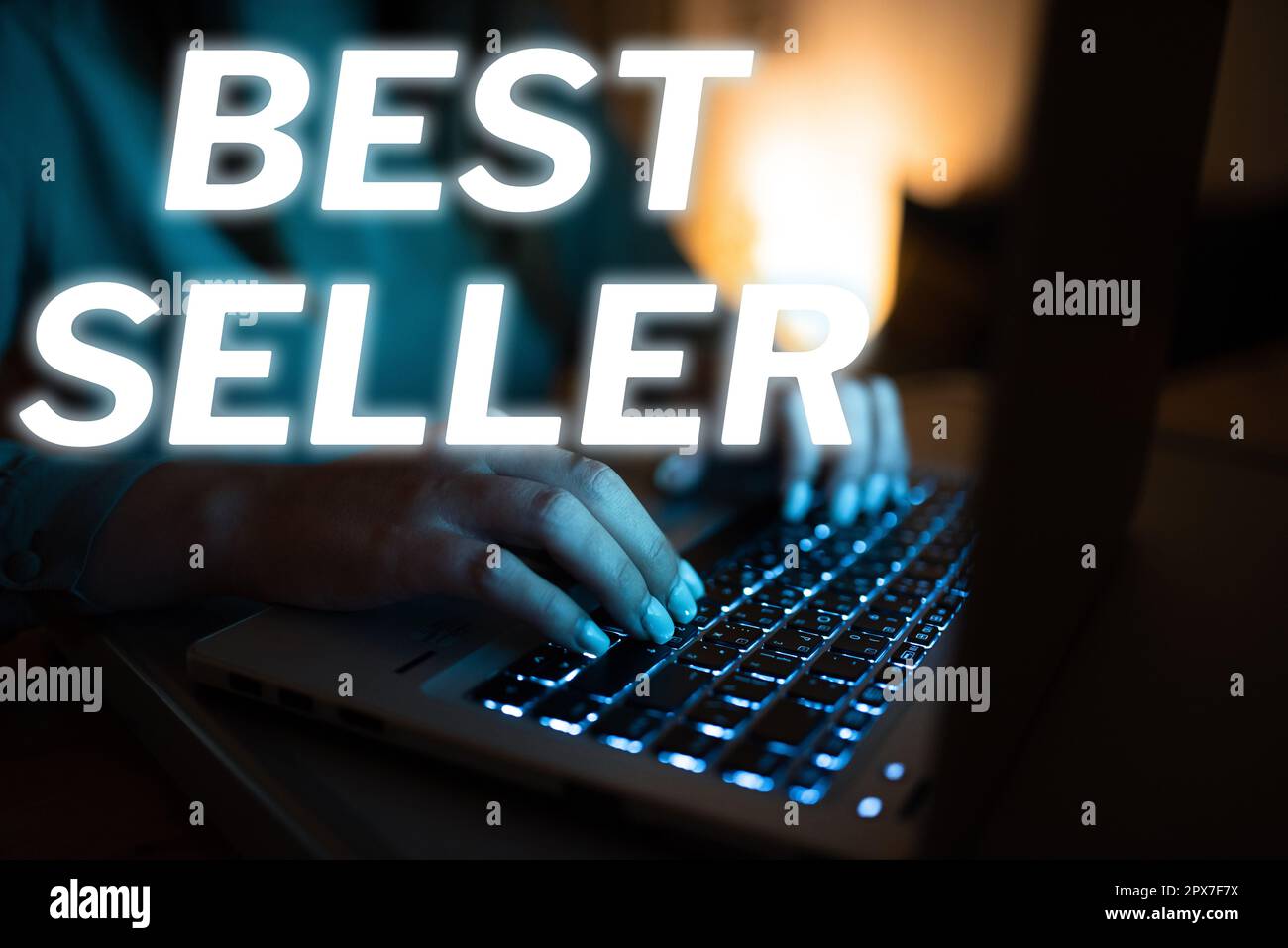 Text sign showing Best Seller, Business idea book or other product that ...