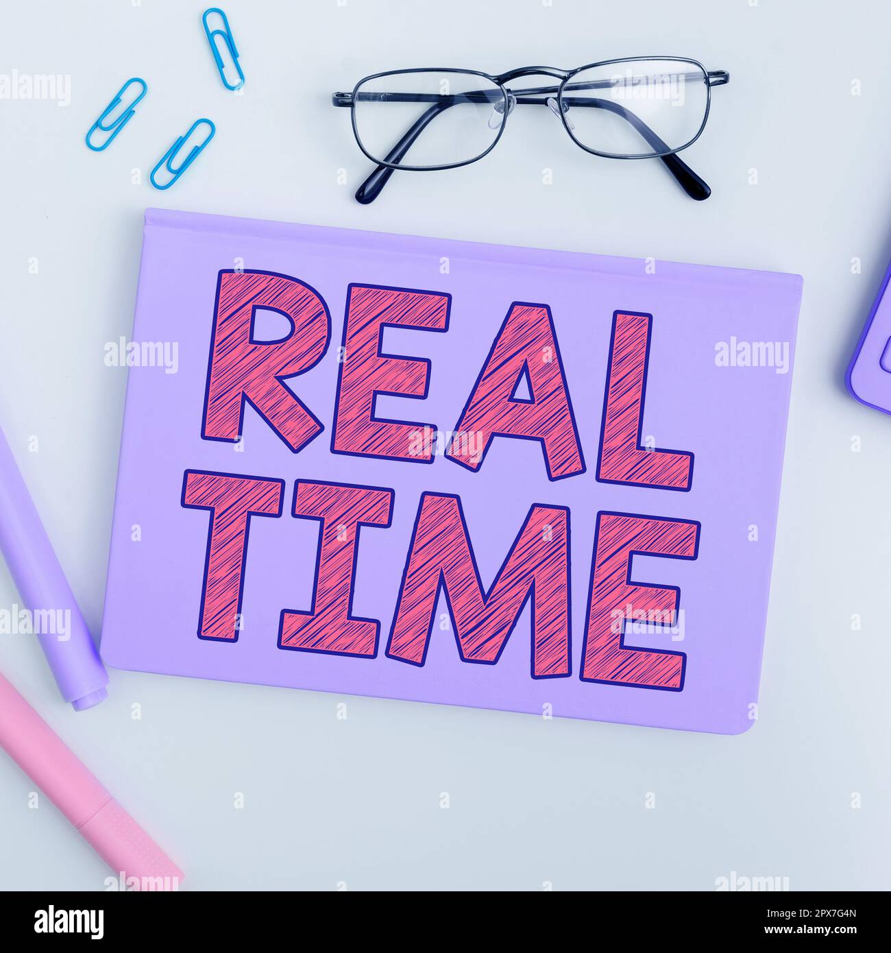 Conceptual caption Real Time, Business showcase the actual time during ... Conceptual caption Real Time, Business showcase the actual time during ...