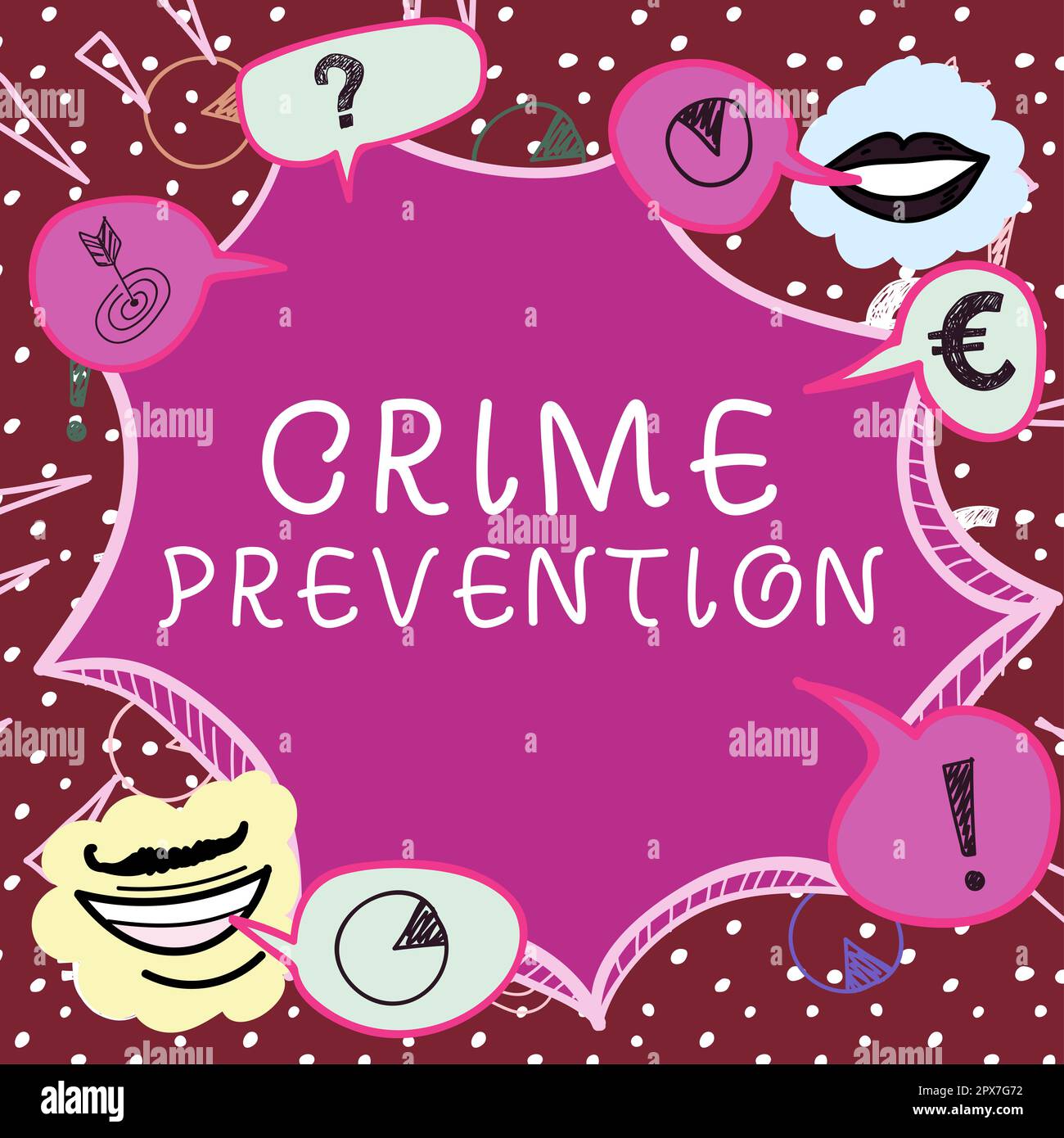 Writing displaying text Crime Prevention, Internet Concept Federal ...