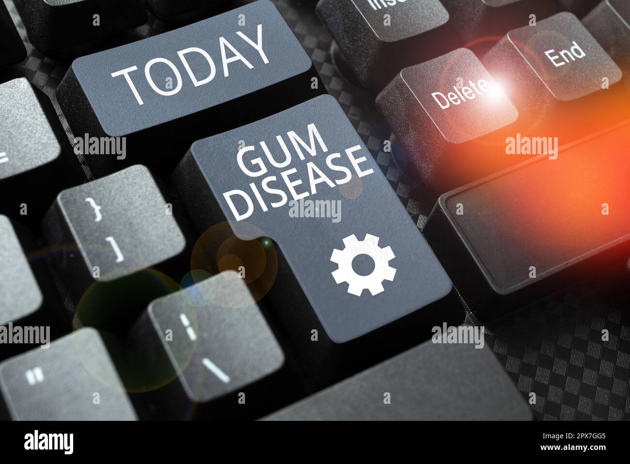 Conceptual display Gum Disease, Word Written on Inflammation of the ...