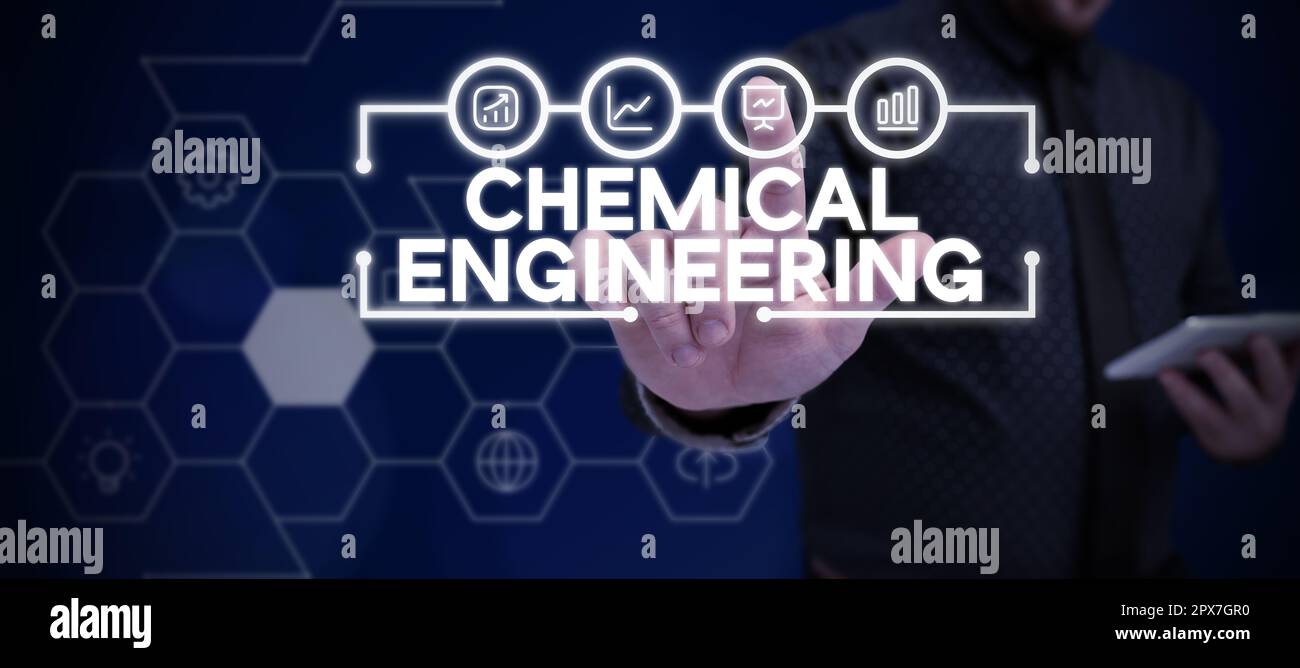 Text showing inspiration Chemical Engineering, Word for developing ...