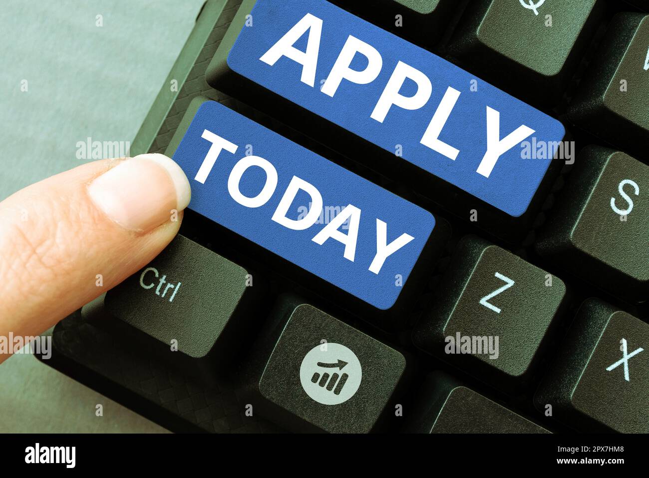 Conceptual display Apply Today, Concept meaning to request something ...