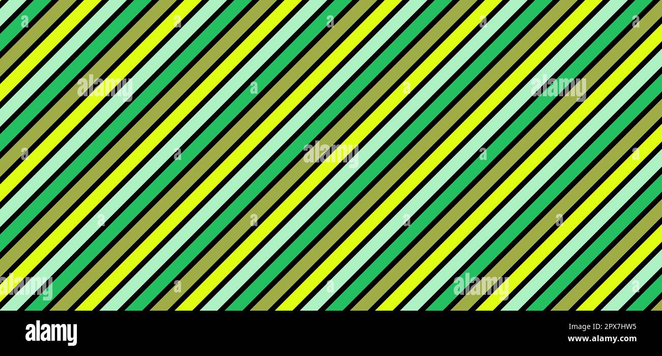 Abstract simple seamless striped pattern with diagonal stripes in green ...