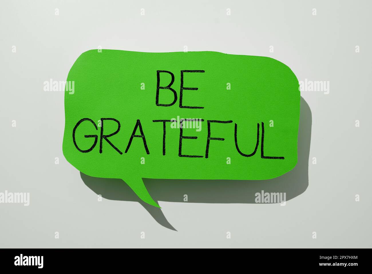 Conceptual display Be Grateful, Concept meaning feeling or showing an ...