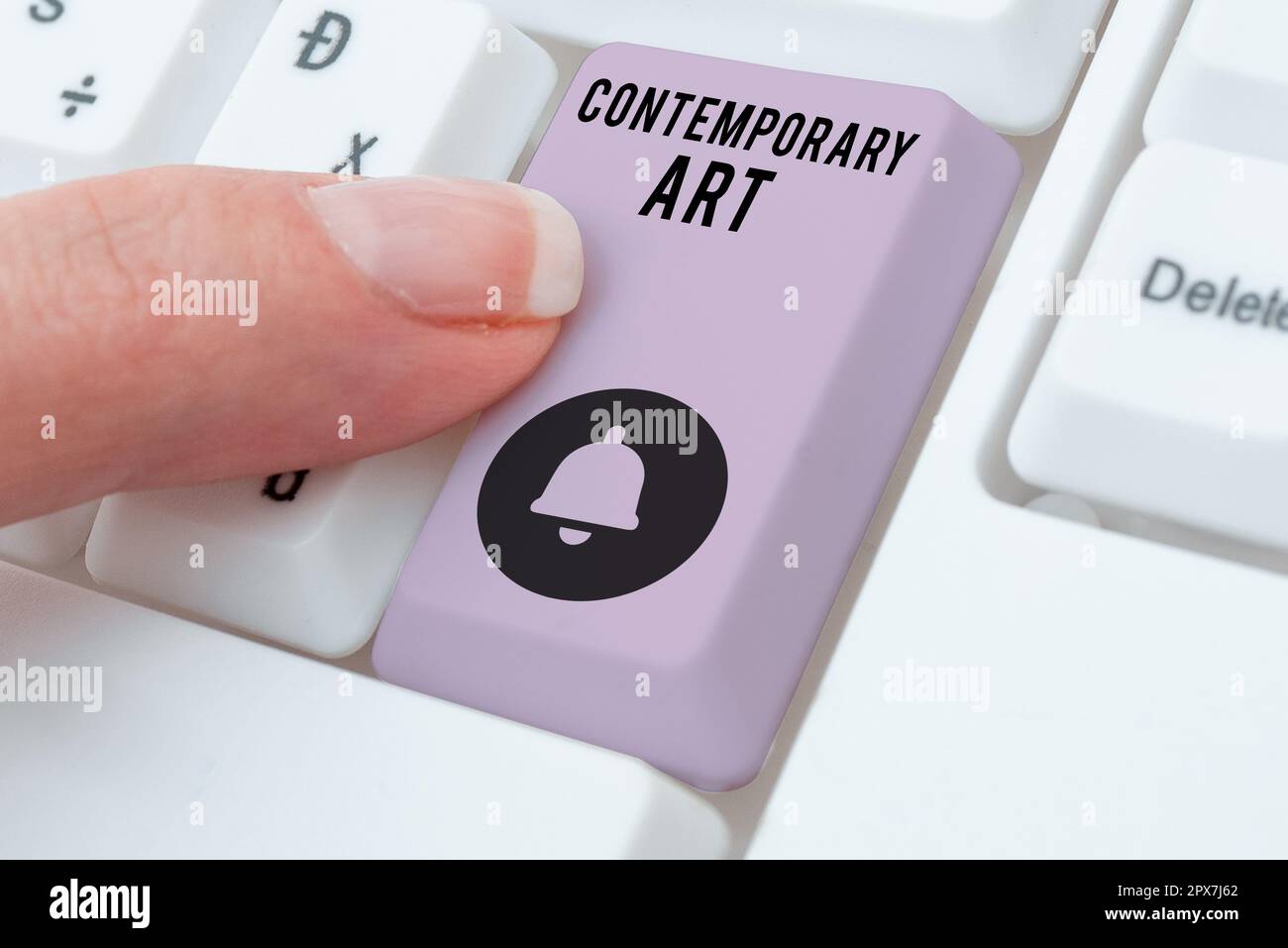 Inspiration showing sign Contemporary Art, Business concept made today ...