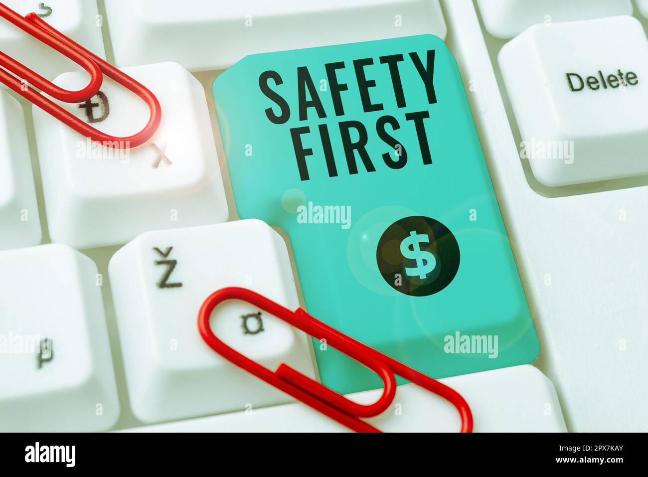 Conceptual caption Safety First, Internet Concept Avoid any unnecessary ...
