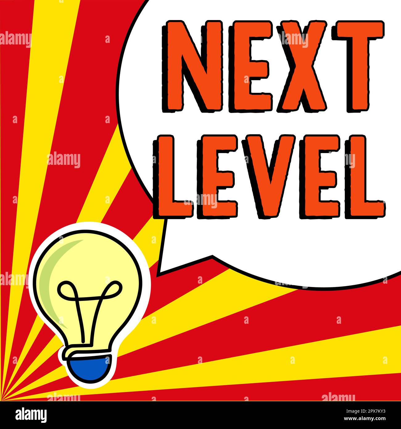 Text caption presenting Next Level, Business overview having more than ...