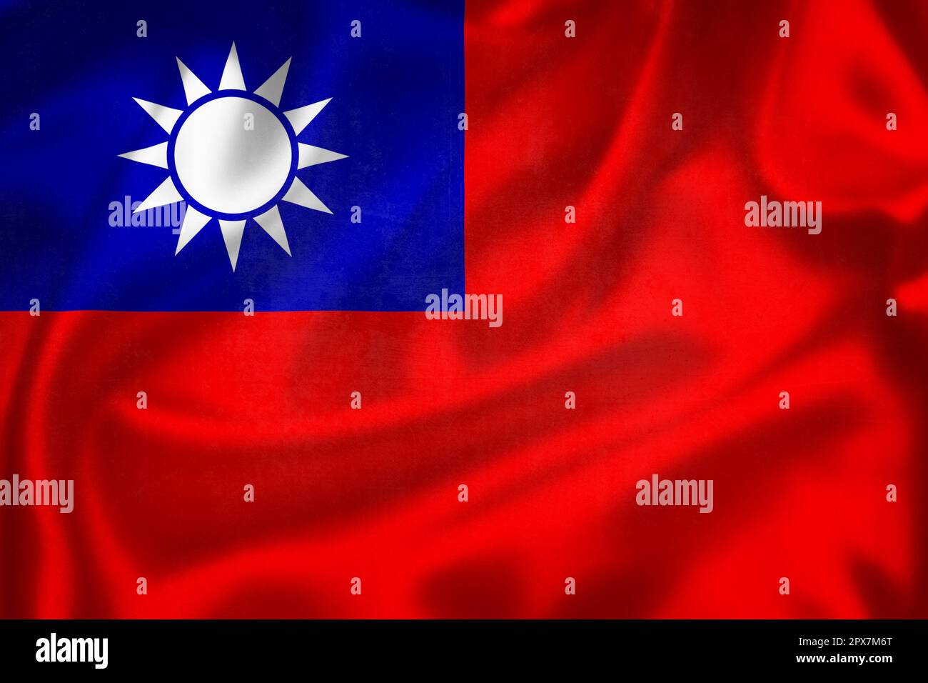 Grunge 3D illustration of Taiwan flag, concept of Taiwan Stock Photo ...