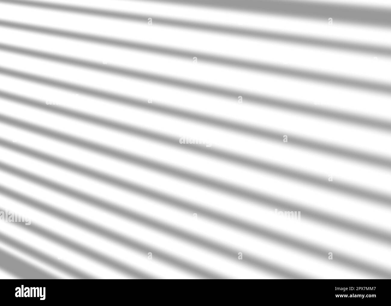 Shadow from window blinds, overlay effect. Realistic gray shadow on ...