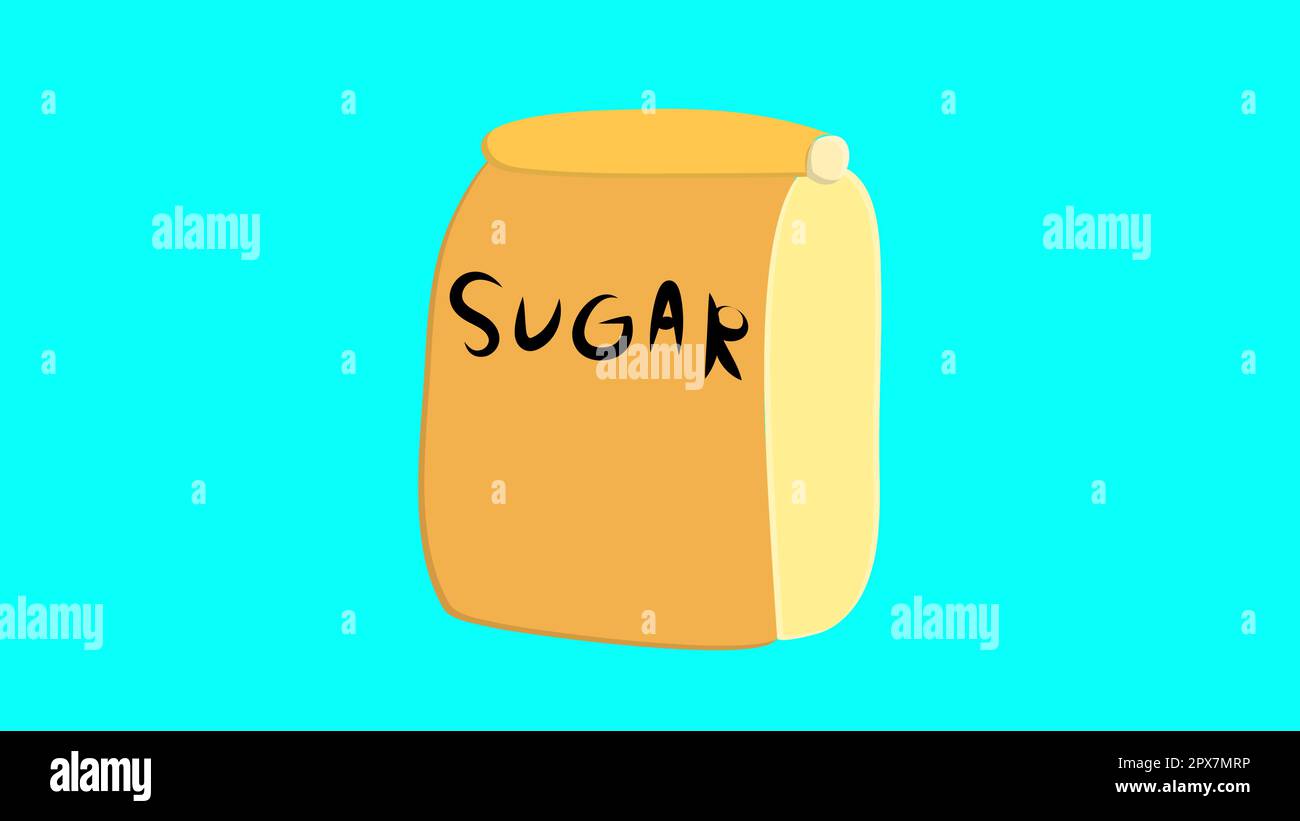 Sugar packet vector icon and illustration Stock Vector Image & Art - Alamy