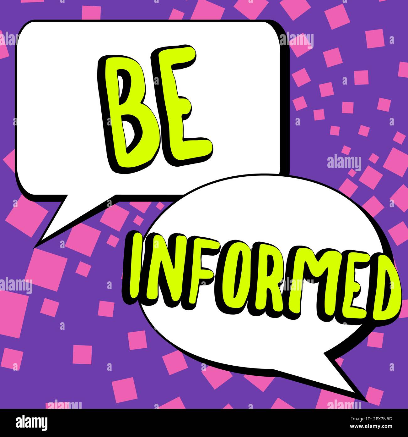 Conceptual display Be Informed, Business approach having or showing ...