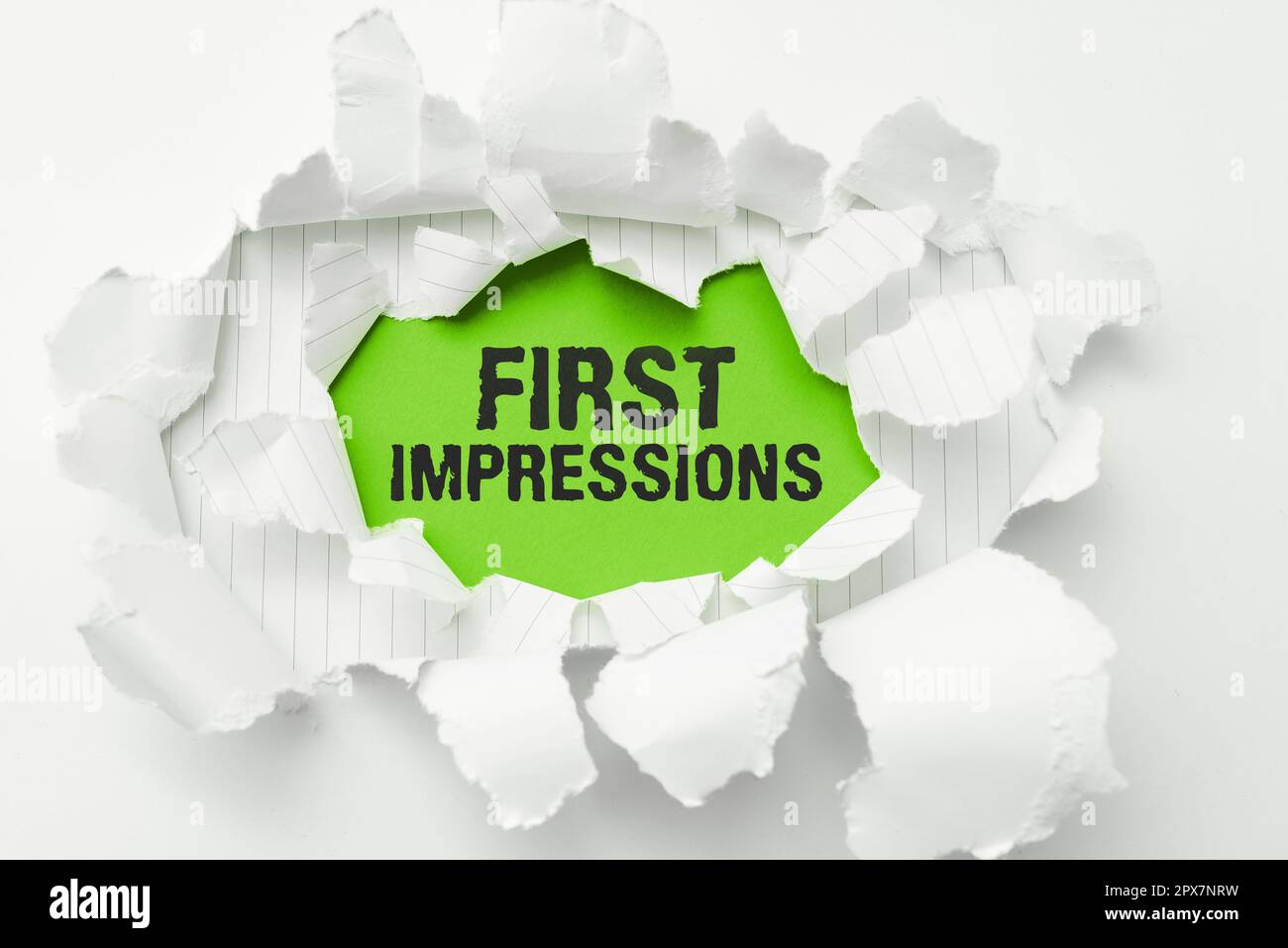 Inspiration showing sign First Impressions, Word Written on What a ...