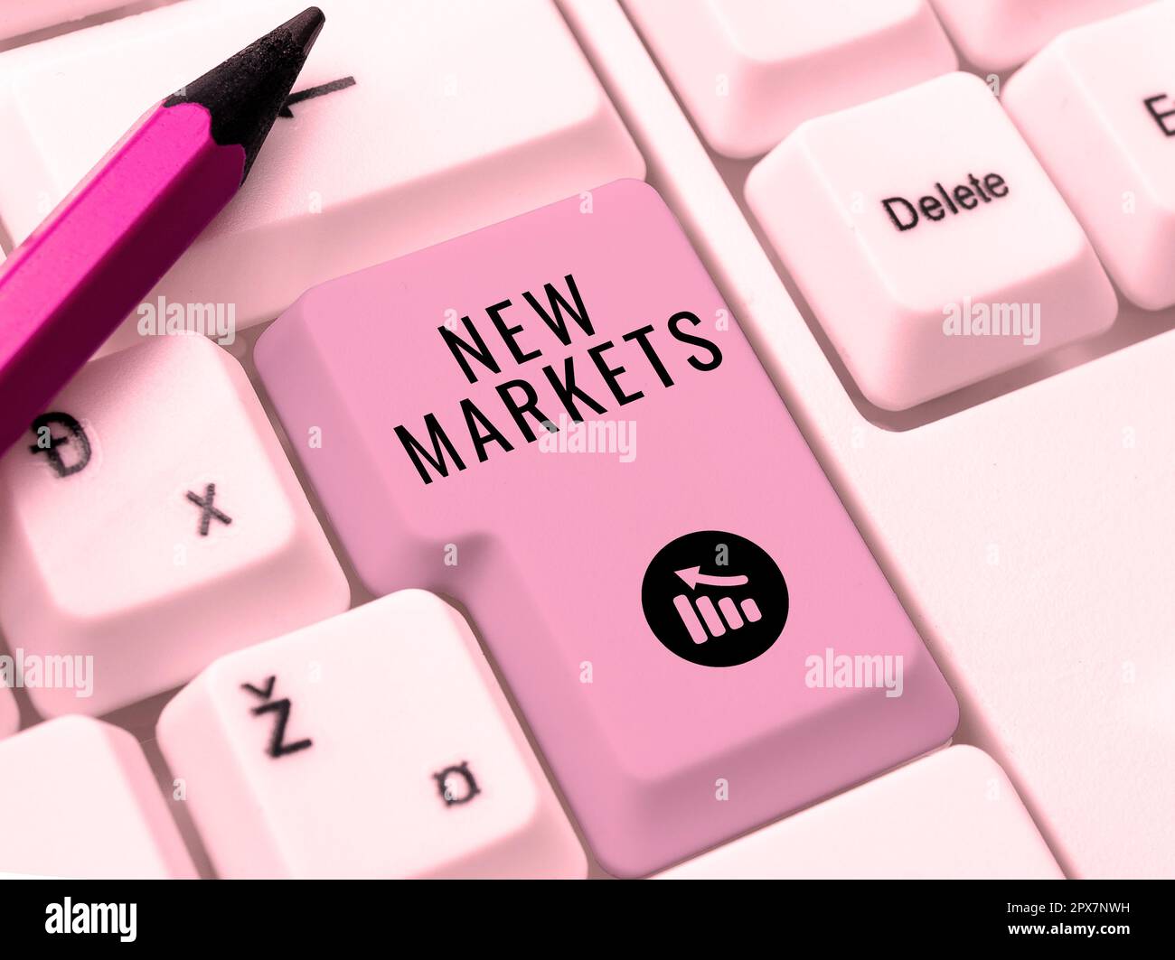 Inspiration showing sign New Markets, Business concept Different ...