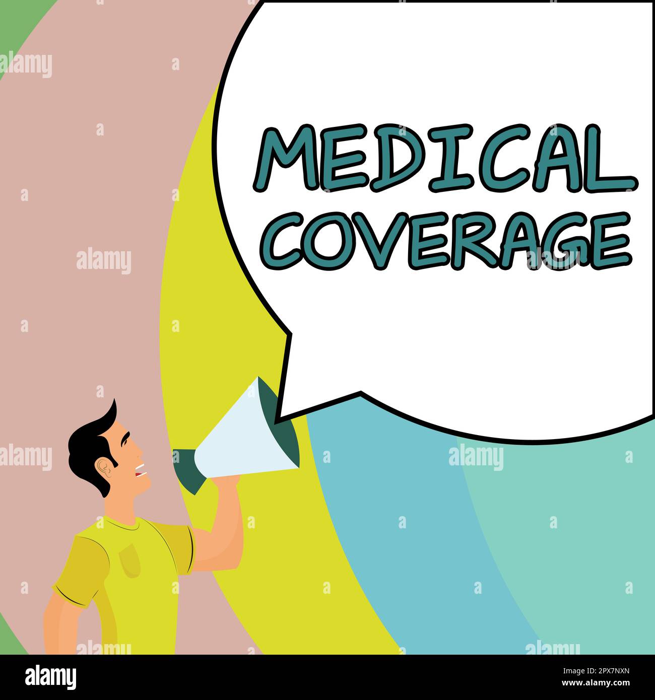 Text showing inspiration Medical Coverage, Business idea inclusion ...