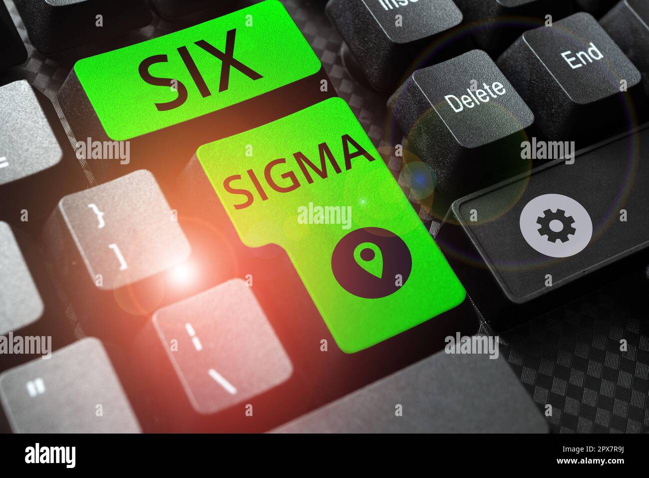 Conceptual caption Six Sigma, Internet Concept management techniques to ...