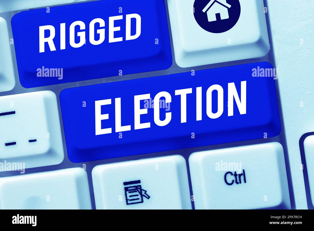 Text showing inspiration Rigged Election, Word for Manage drilling ...