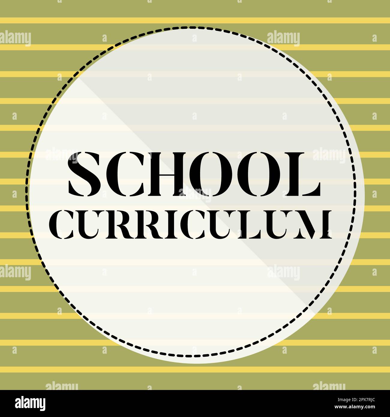 Hand writing sign School Curriculum, Business overview designed to ...
