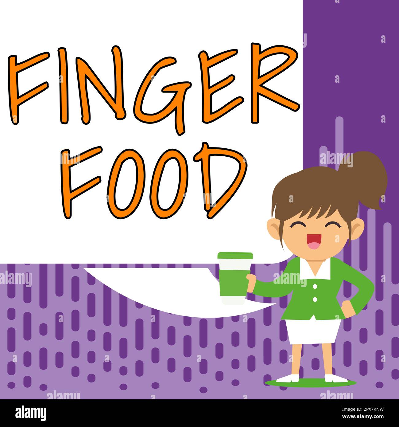 Inspiration showing sign Finger Food, Word Written on products and ...