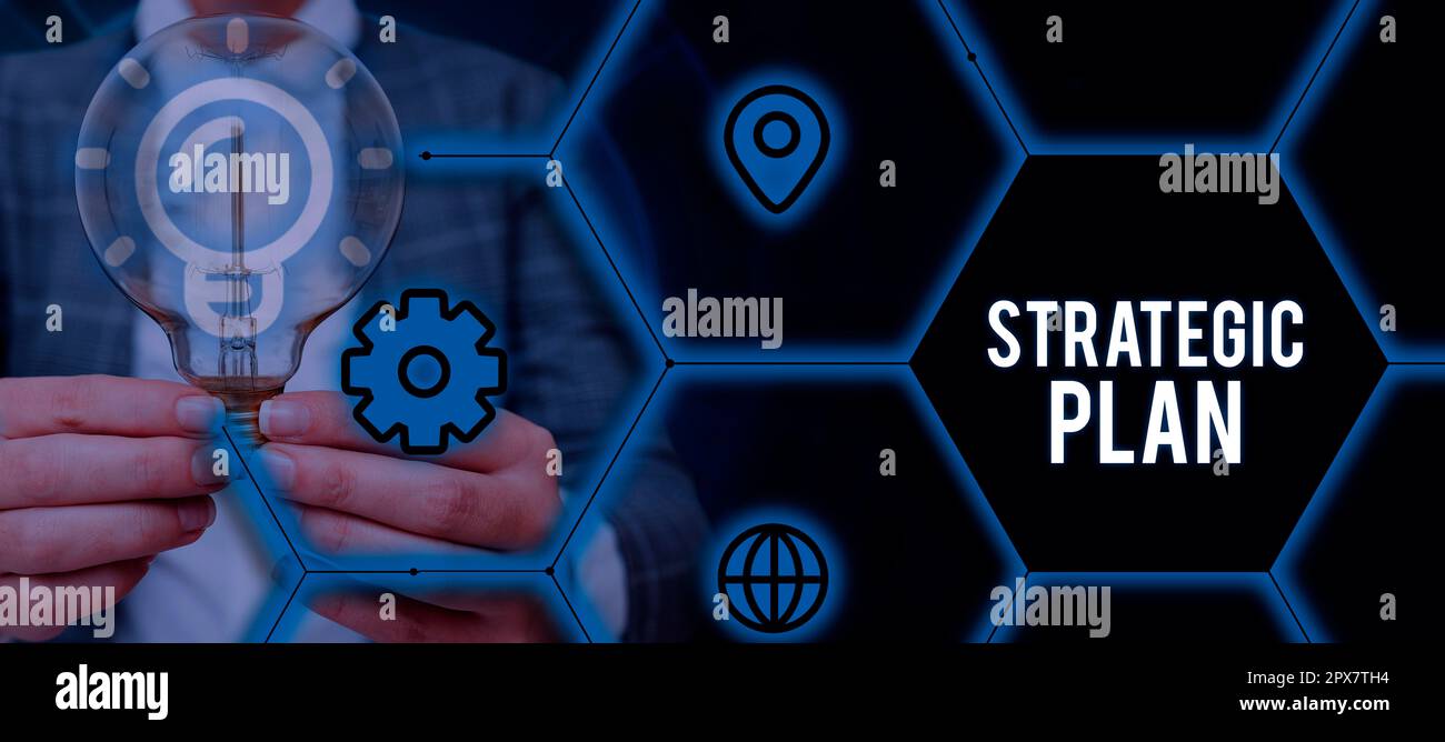 Inspiration showing sign Strategic Plan, Internet Concept A process of ...