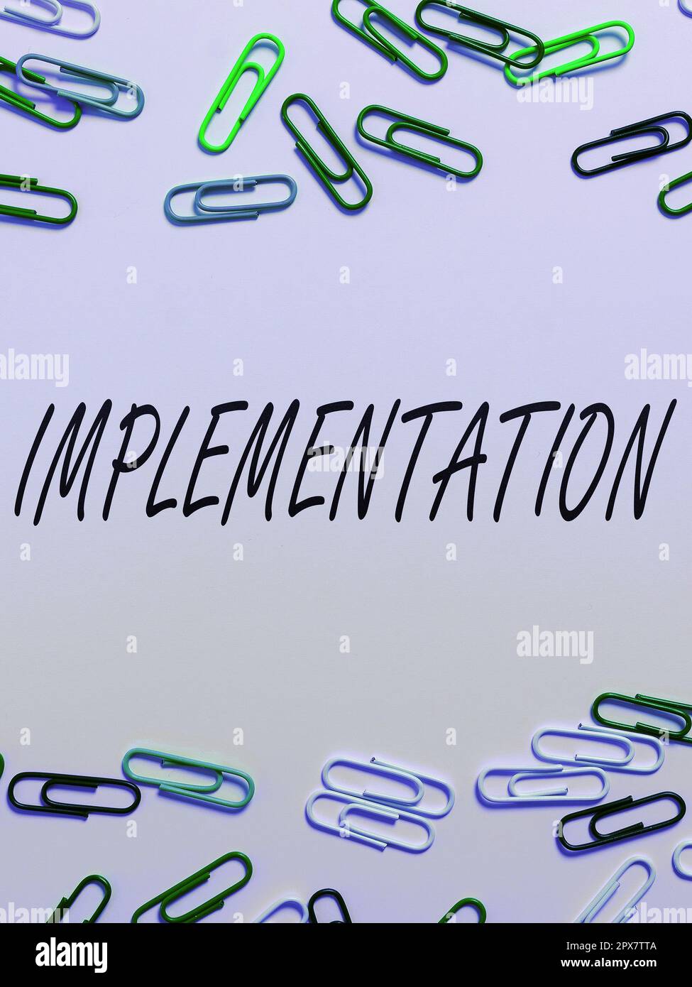 Inspiration Showing Sign Implementation Word Written On The Process Of Making Something Active