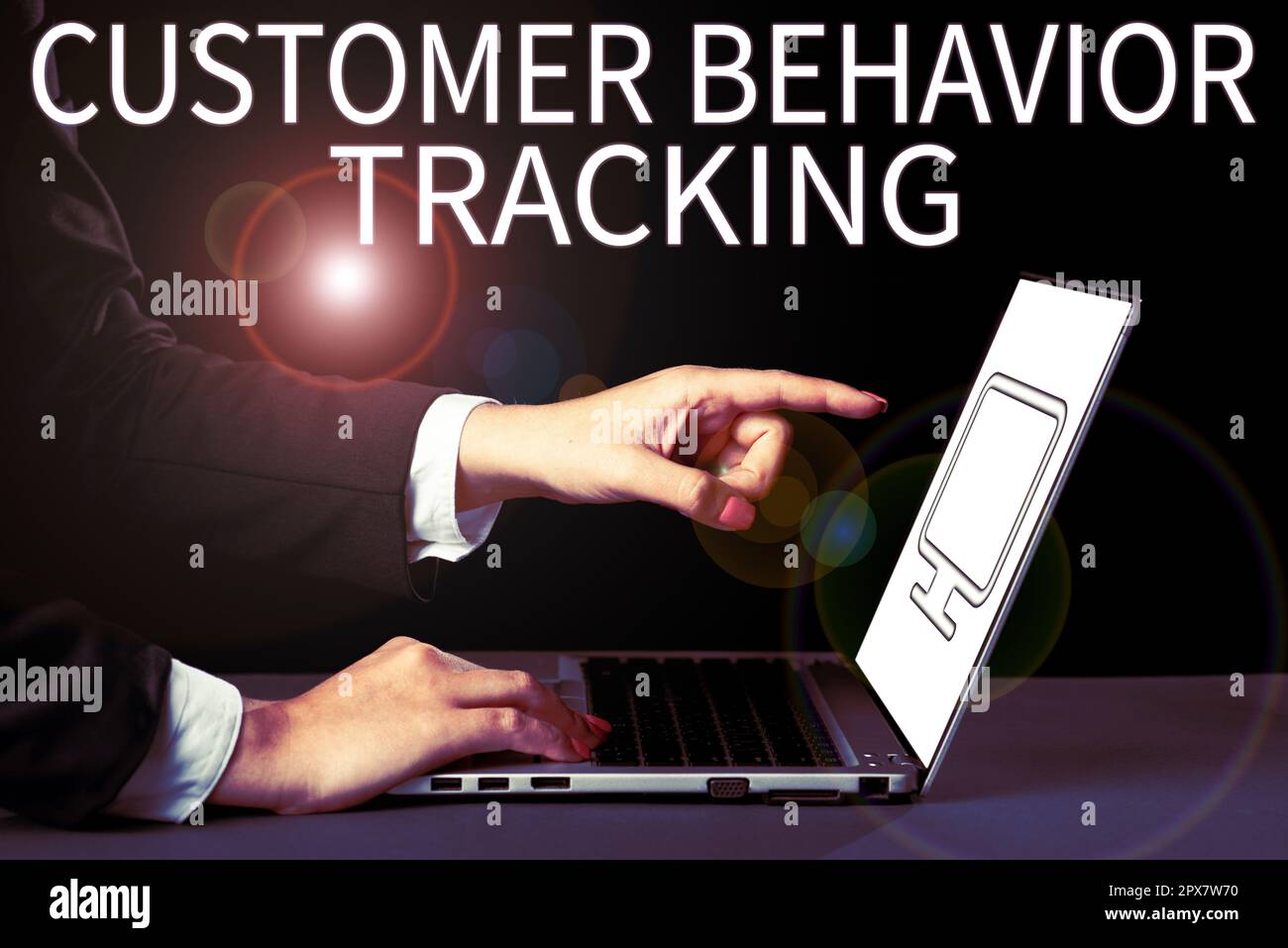 Text sign showing Customer Behavior Tracking, Business idea managing ...
