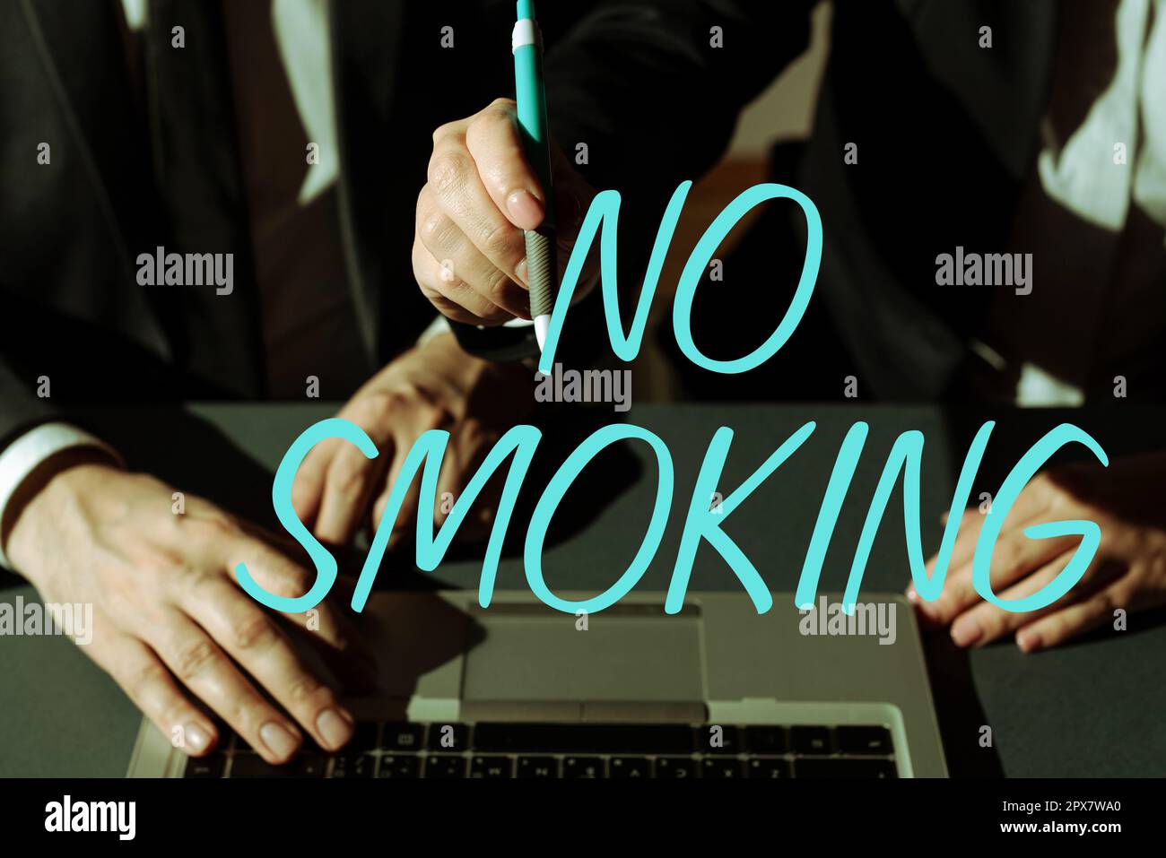 Writing displaying text No Smoking, Conceptual photo using tobacco is ...
